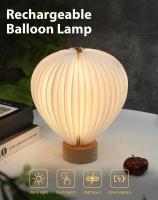 China Origami Pendant Hot Air Balloon Paper Lamp Cordless Touch Control for sale