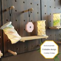 China Mid Autumn Festival Wood Paper Lamp Paper Night Lamp Warm White 3500K 6V for sale