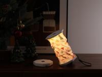 China Portable Paper Spinning Lamp Night Light Christmas Clip On Folding Lantern for sale