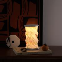 China Smart Touch LED Handmade Robin Rotating Paper Lamp Night Light Home Lantern for sale