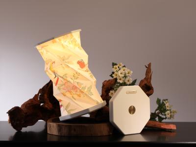 China Creative Geometric Bird Rotating Paper Lamp LED Lights Home Decoration for sale