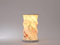 China Creative Geometric Bird Rotating Paper Lamp LED Lights Home Decoration for sale