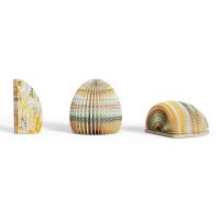 China Modern E26 LED Rechargeable Folded Mushroom Paper Lamp Handmade for sale