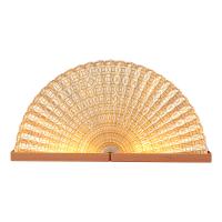 China 18cm 3.7V PE Folding Paper Lamp LED Light Book Fan Shaped for sale