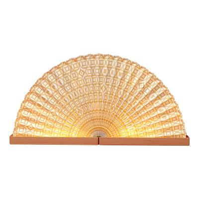 China 18cm 3.7V PE Folding Paper Lamp LED Light Book Fan Shaped for sale