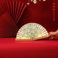 China IP20 Modern Portable Paper Fan Lamp LED Light Colourful 2700K for sale