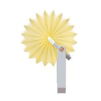 China Portable Modern Table Ginkgo Accordion Lamp ABS USB Rechargeable for sale