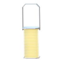 China Portable Modern Table Ginkgo Accordion Lamp ABS USB Rechargeable for sale