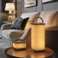 China Vertical Hanging Camping Accordion Light Folding Wooden For Reading Customized for sale