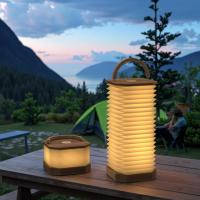 China Vertical Hanging Camping Accordion Light Folding Wooden For Reading Customized for sale