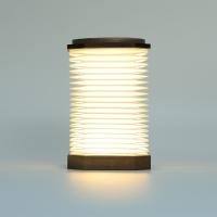 China ODM Gingko Smart Accordion Floor Lamp Wooden LED Reading Light For Bedroom for sale