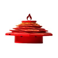 China Foldable Origami Paper Led Xmas Christmas Tree Lights 3.7V 1200mAh for sale