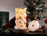China Cordless Bedroom Tree Shaped Lamp Wood Paper Lights Home Decor for sale