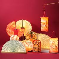 China ZBOLE Recyclable Mini Paper Art Lamp Folded Light Living Room Decoration for sale