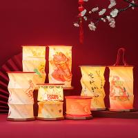 China ZBOLE Recyclable Mini Paper Art Lamp Folded Light Living Room Decoration for sale