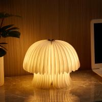 China Christmas Folding Mushroom Paper Book Light Bedroom Decoration Lamp Homemade for sale