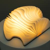 China Christmas Folding Mushroom Paper Book Light Bedroom Decoration Lamp Homemade for sale