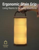 China Rechargeable LED Gingko Smart Accordion Light Outdoor Camping Folded Paper Lamp for sale