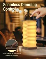 China 3D E26 LED Bedside Table Accordion Lamp Outdoor Camping Lighting for sale