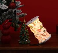 China Personalized Art Rotating Paper Lamp USB Powered Foldable Light Macaron Colors for sale