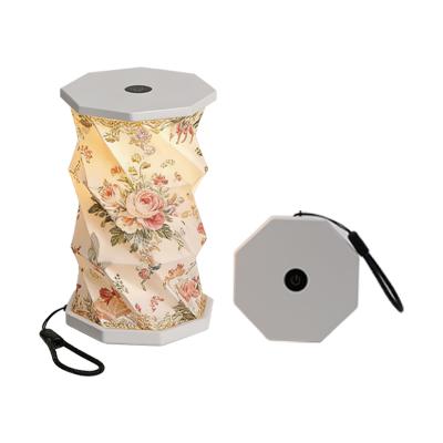 China Colourful Folding Paper Lamp LED Night Light Touch Control For Graduation for sale