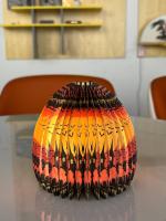 China Designer Bedside Folded Paper Lamp Lantern Souvenir Lighting Halloween Gift for sale