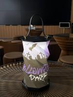 China Designer Bedside Folded Paper Lamp Lantern Souvenir Lighting Halloween Gift for sale