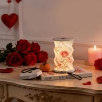 China 3D Novelty Folding Handmade Paper Lights Table Lamp Customized for sale