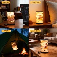 China 700mA Super Mini Craft Paper Lamp Rotating Led Light Paper Party Decor for sale