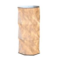 China Battery Powered Tall Paper Origami Floor Lamp Folding Customized Pattern for sale