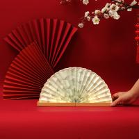 China Chinese Traditional Decorative Crinkle Folding Paper Lamp Waterproof LED Floor Standing for sale