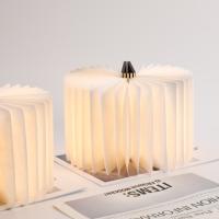 China Geometric Paper Origami Table Lamp Touch Control Lighting For Hotel Home for sale