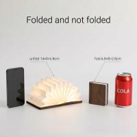 China Free Sample Mini Foldable Luminous Book Light Suction Creative Fridge Magnet Design Promotional Business Gift Souvenir Shop for sale