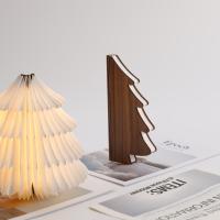 China Folding Table tree Christmas Paper Lamp Atmosphere Lights Holiday Presents for sale