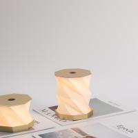 China Cylinder Square Portable Folding Paper Lamp Rotating For Wedding Valentine'S Day for sale