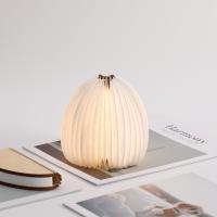 China Wooden Folding Book Paper Origami Table Lamp Reading Warm White Night Light for sale
