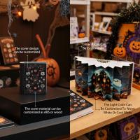 China Glowing Fridge Magnet Lamp LED Paper Light Digital Printing personalized for sale