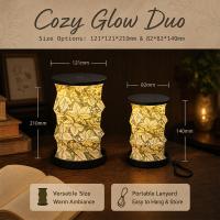 China Eco-Friendly Collapsible Night Light – Lightweight Paper Design for Indoor/Outdoor Use Collapsible LED Lamp for Camping for sale