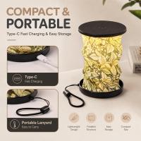 China Eco-Friendly Collapsible Night Light – Lightweight Paper Design for Indoor/Outdoor Use Collapsible LED Lamp for Camping for sale