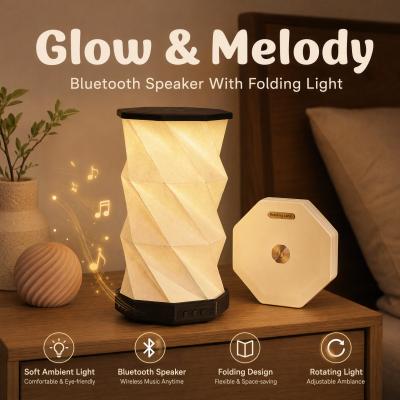 China Kabellose Faltbare Origami-Papierlampe USB-Aufladung Touch-Steuerung Dimmbare LED Tragbare Nachtlampe für Outdoor-Camping Geschenk for sale