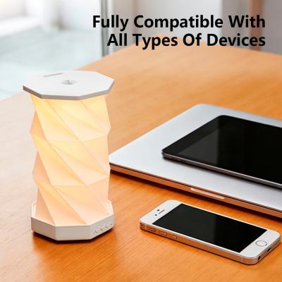 China NEW Product Creative Gift Idea Music Visualizer Foldable Lamp | Eco-Friendly Paper Design with LED Lights for Phone & Speaker for sale