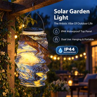 China 2026 New Product Solar Lights Outdoor Waterproof Paper Lantern 1800mAh Foldable Accordion Lamp for Camping Picnic BBQ Party for sale
