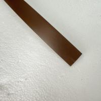 China Matte Textured Brown Solid Color PVC Edge Banding for Panel Furniture for sale
