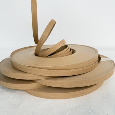 China Light Oak Straight Grain PVC Edge Banding for Panel Furniture for sale