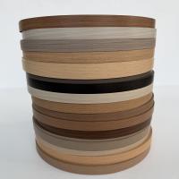 China Wood Grain PVC Edge Banding Tape, Realistic Wood Texture Edge Trim for Cabinets & Wardrobes for sale