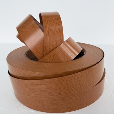 China Matte Light Khaki Solid Color PVC Edge Banding for Panel Furniture for sale