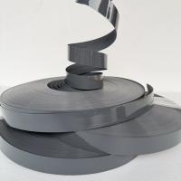 China High Gloss Solid Grey PVC Edge Banding for sale