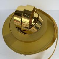 China High Gloss Gold PVC Edge Banding, Shiny Decorative Edge Trim for Cabinets & Furniture for sale