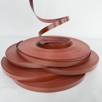 China Reddish Brown Rosewood Wood Grain PVC Edge Banding for Panel Furniture for sale