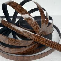China High Gloss Ebony Straight Grain  Edge Banding, Shiny Decorative Edge Trim for Cabinets & Furniture for sale